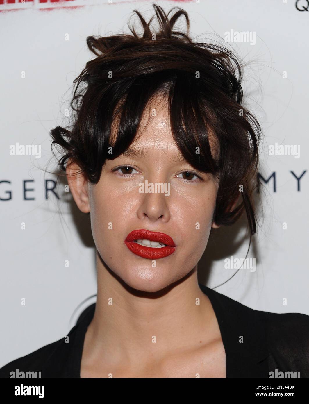 Actress Paz de la Huerta attends a premiere for the film 'The Runaways ...