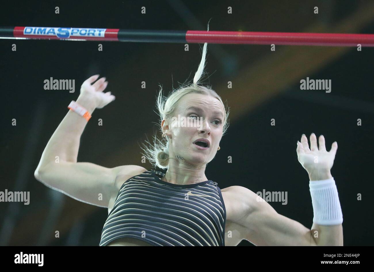 Katie Moon of USA, Women's Pole Vault during the Meeting Hauts-de ...