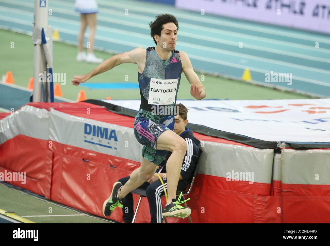 Mitiadis Tentoglou of Greece, Men's Long Jump during the Meeting Hauts ...