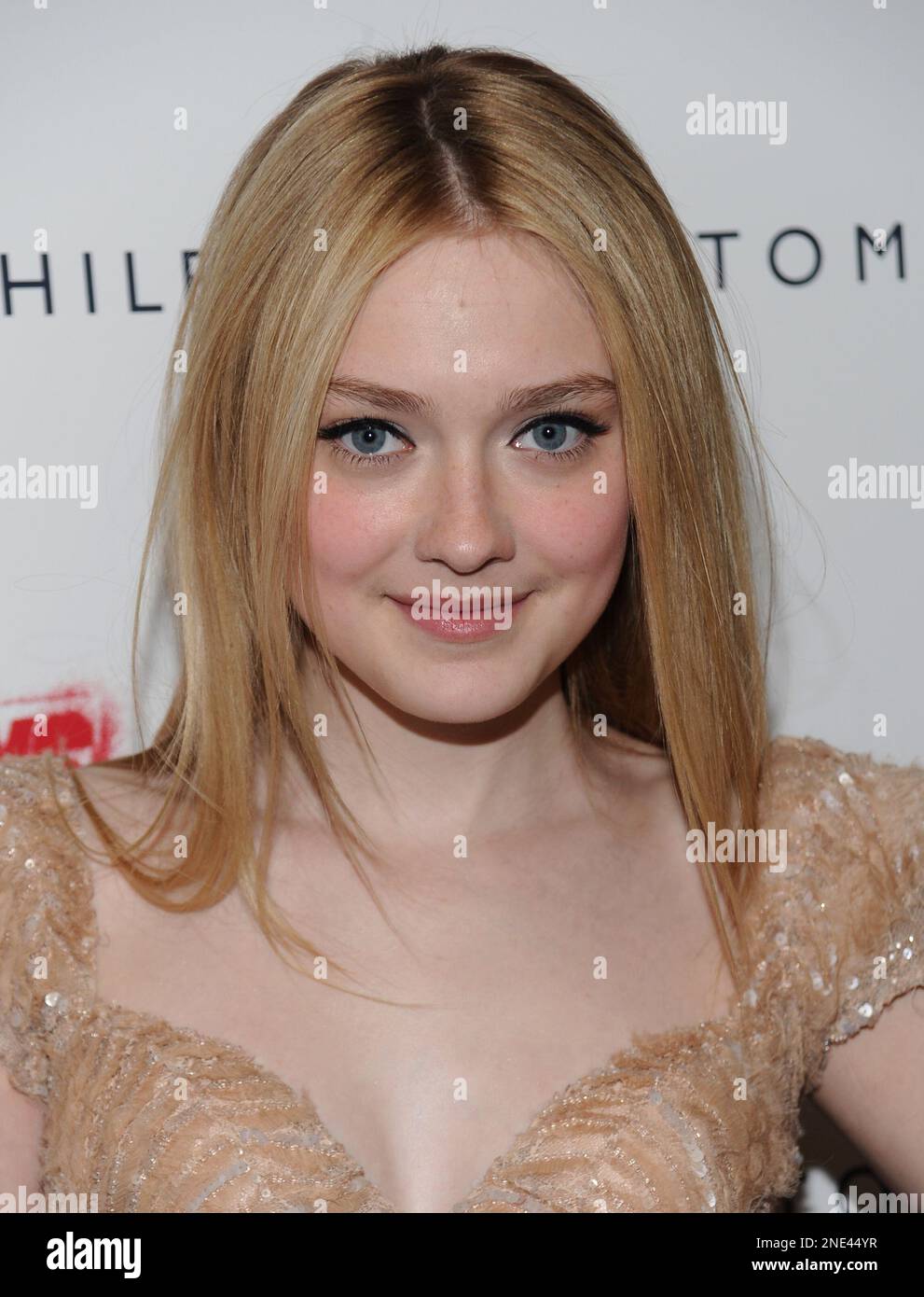 Actress Dakota Fanning attends a premiere for the film "The Runaways ...
