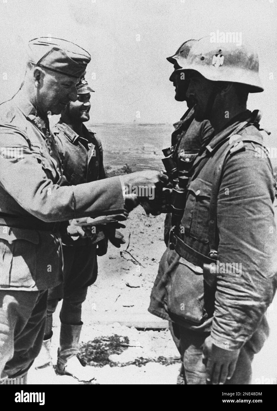 General Field Marshal Erich Von Manstein decorates the leader of some ...