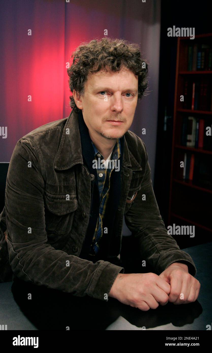 Director Michel Gondry poses for a portrait in New York, Monday, March 15, 2010. (AP Photo/Jeff ...