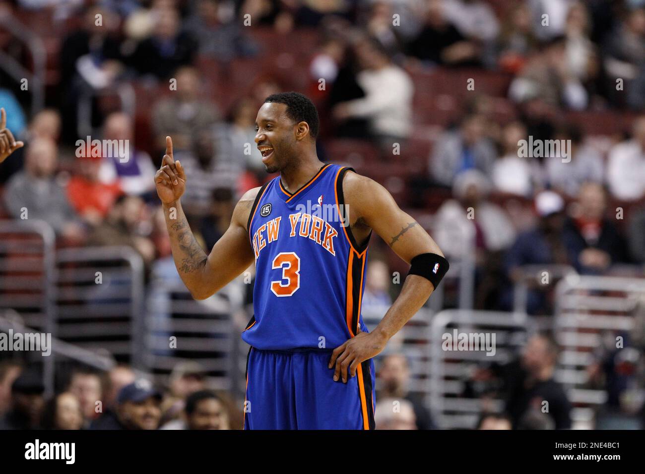 New York Knicks' Tracy McGrady during an NBA basketball game against ...