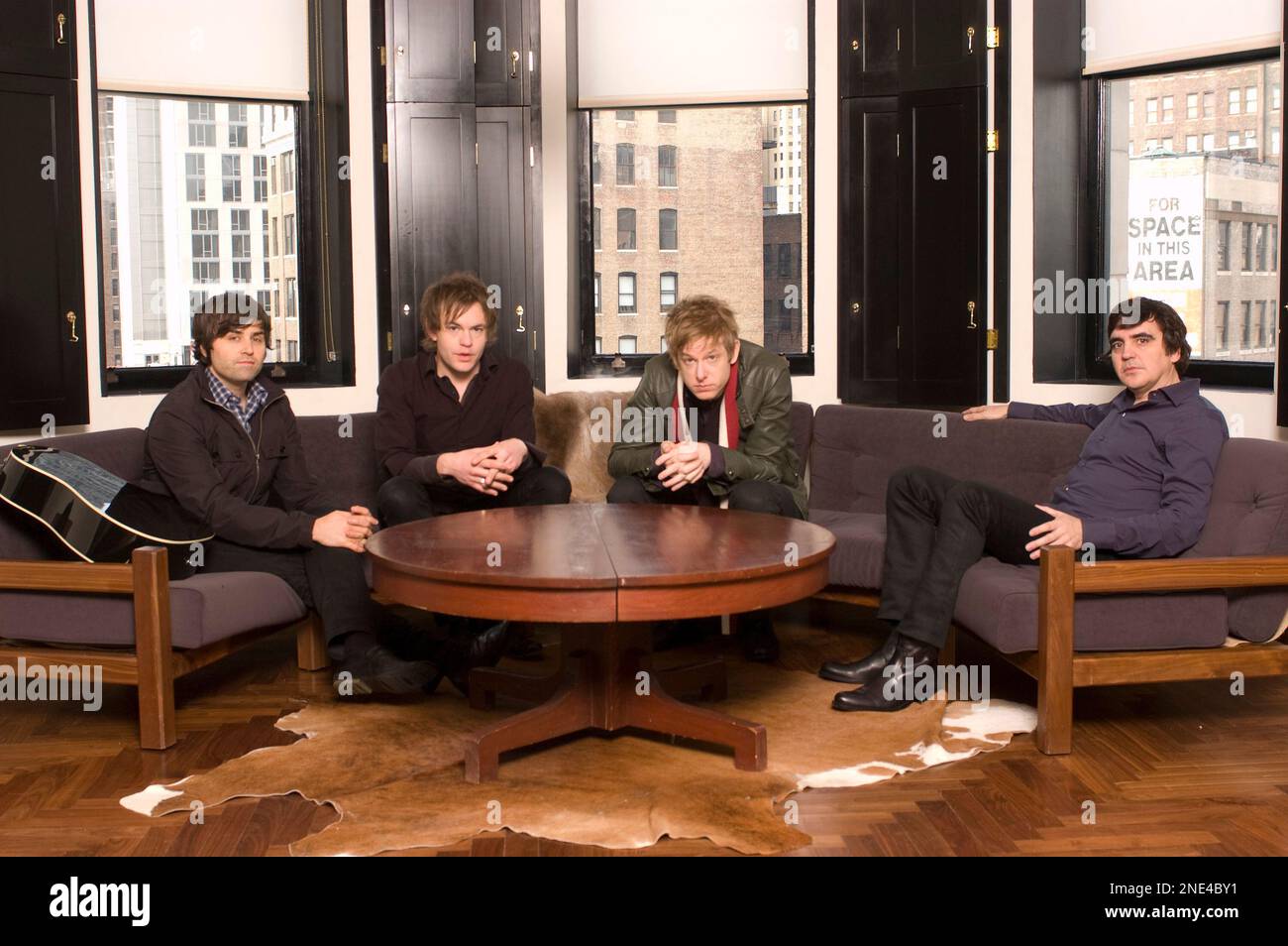 In this March 5, 2010 photo, members of the group Spoon, from left ...