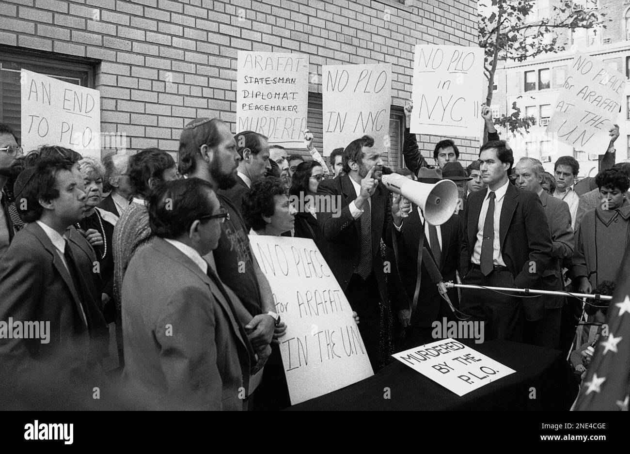 Members of the Jewish Community Relations Council of New York hold a ...
