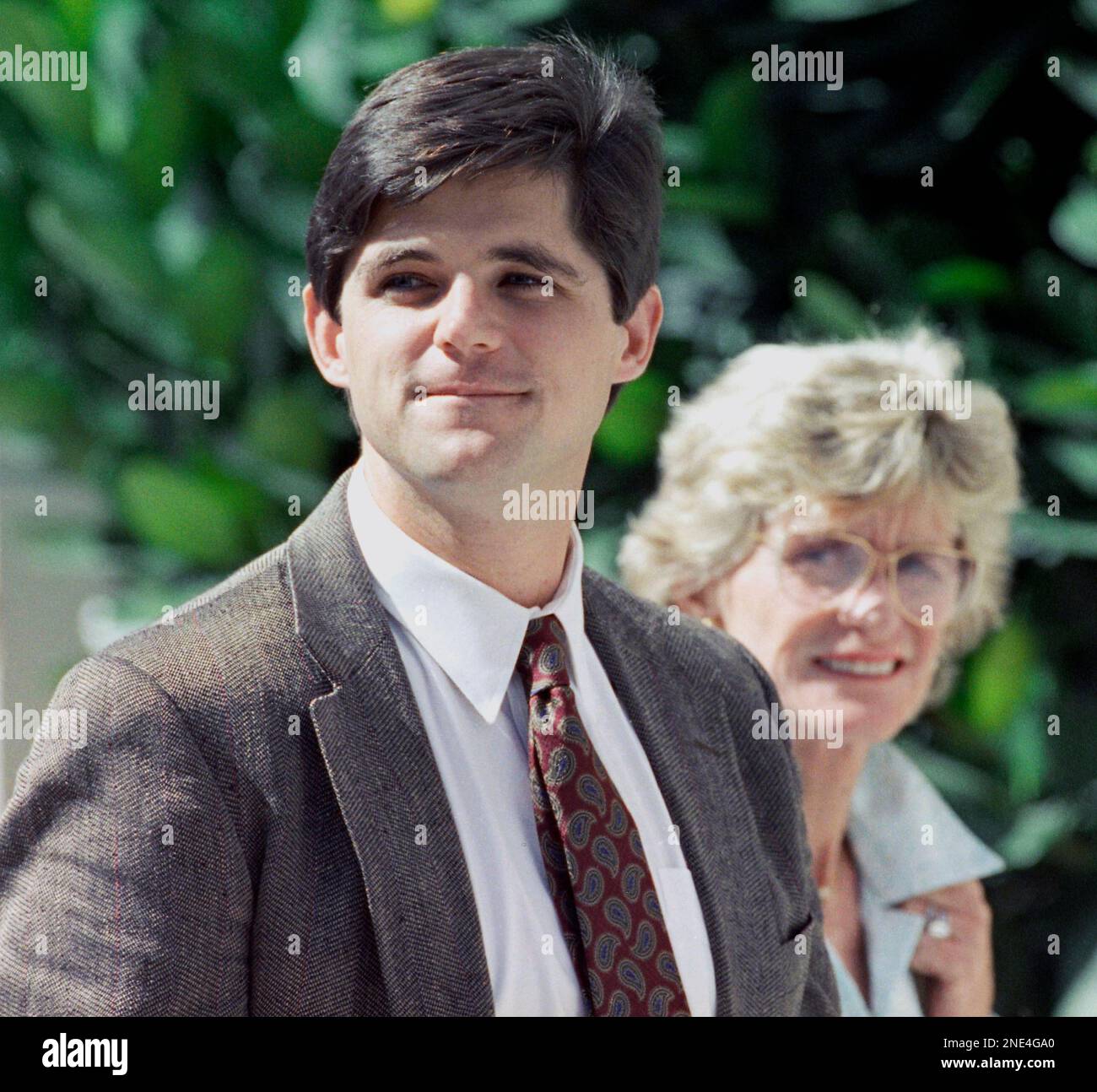 William Kennedy Smith and his mother, Jean Kennedy Smith, smile at ...