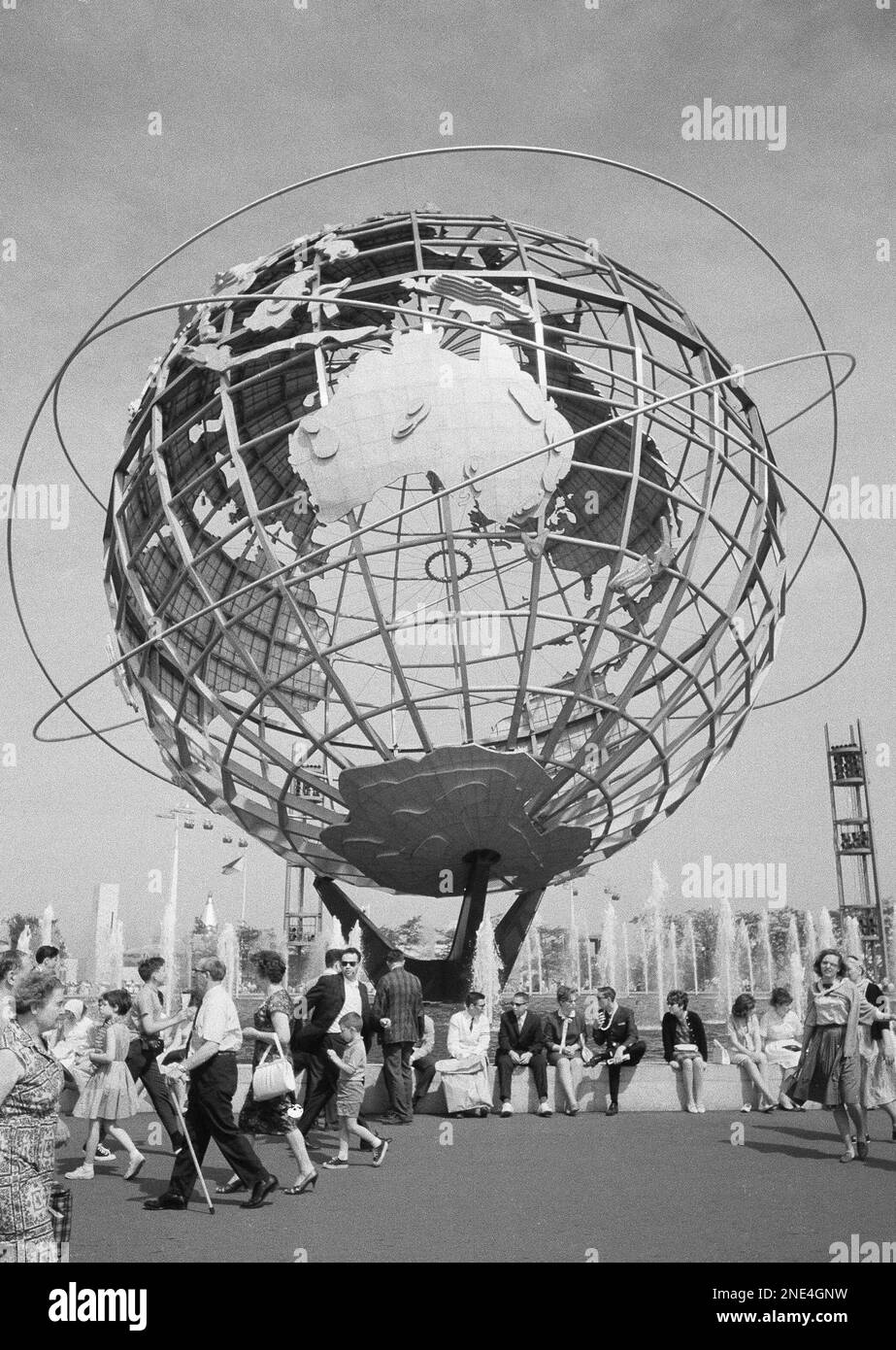 The Unisphere of the World's Fair in the Queens borough of New York is ...