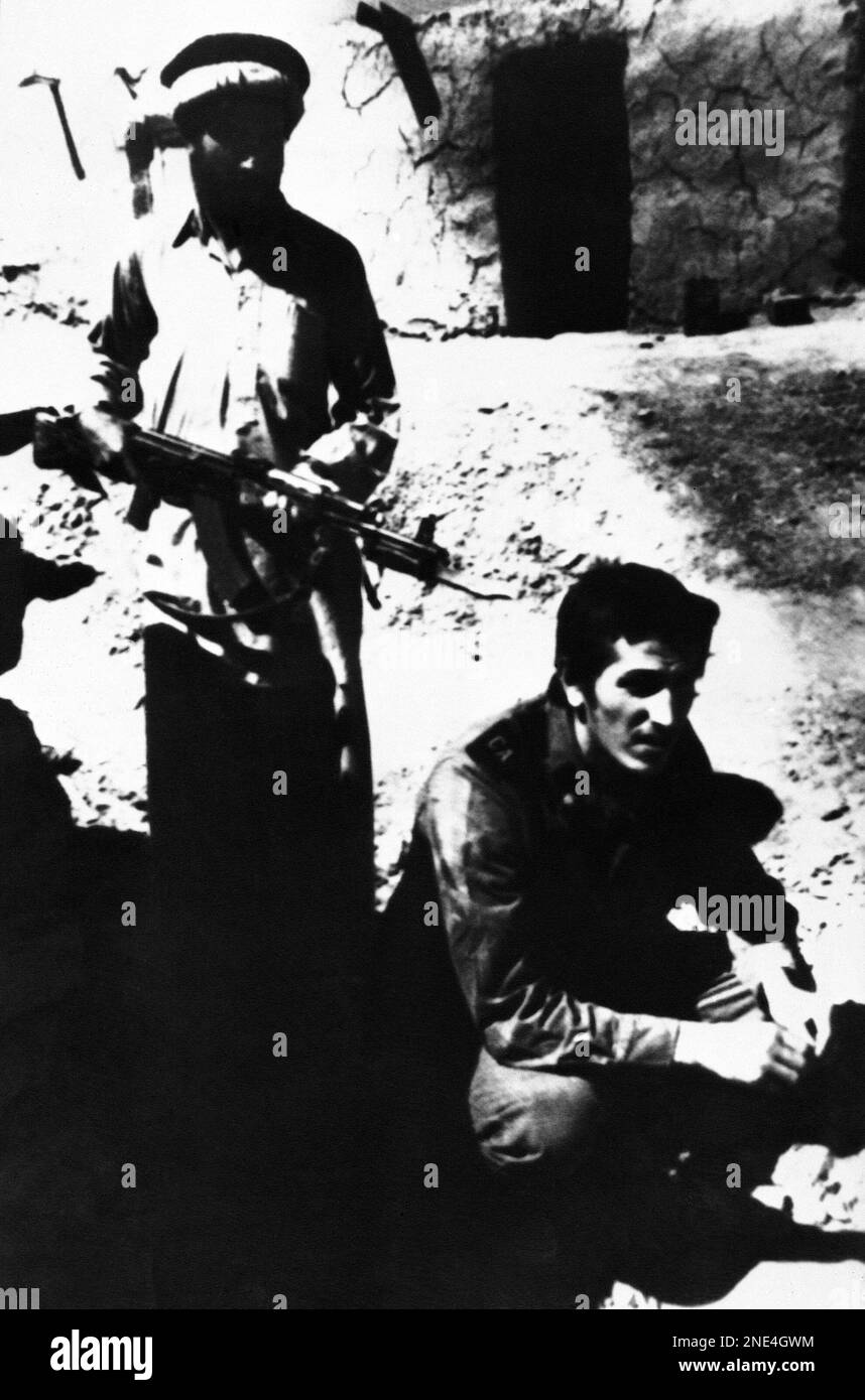 Two Soviet Army soldiers captured by Afghan resistance fighters are ...