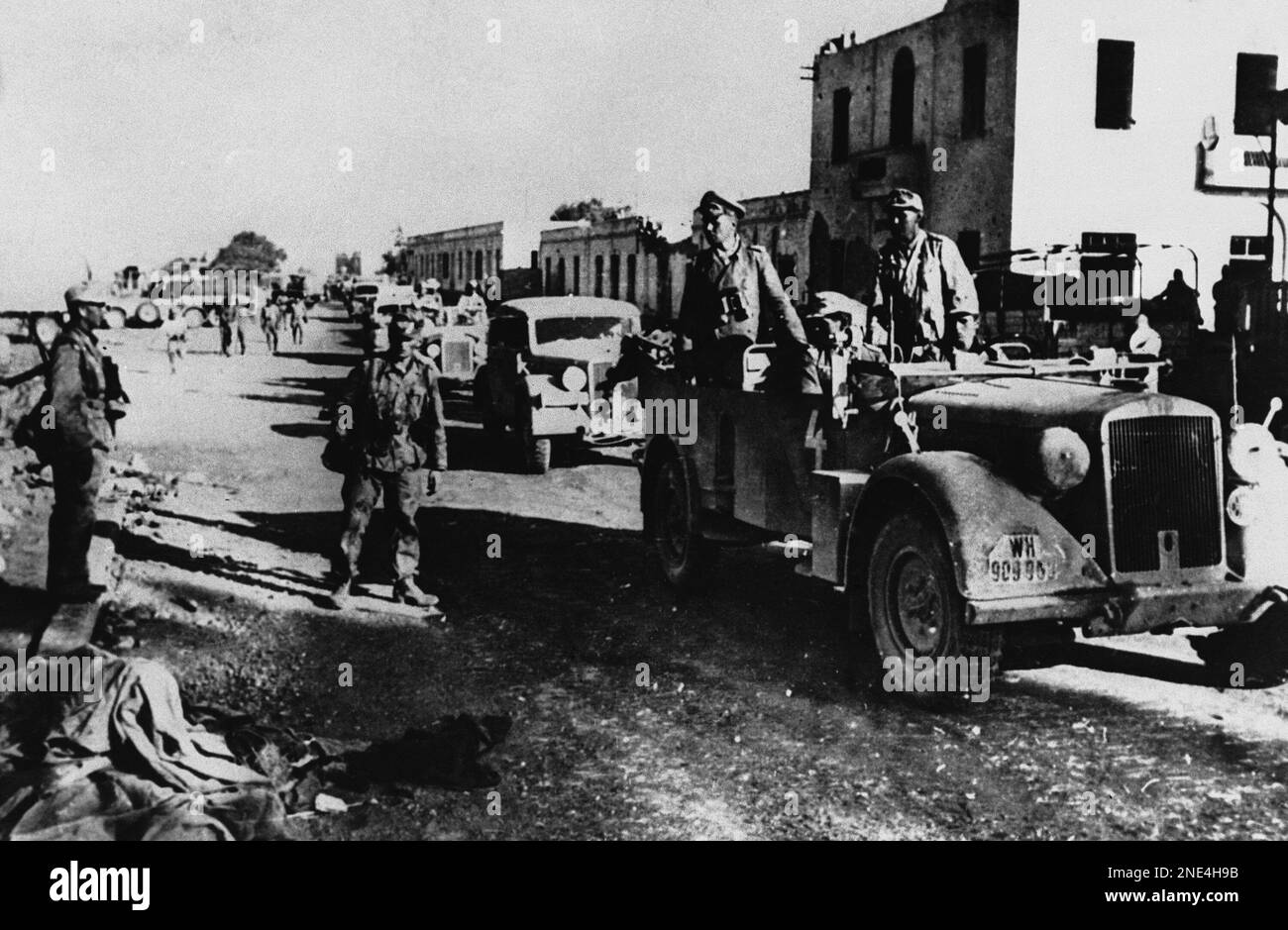 Germany's Field Marshal Erwin Rommel, commander of the Nazi Afrika ...