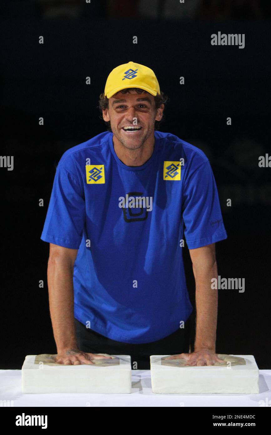 Brazil's former tennis player Gustavo Kuerten, better known as Guga ...