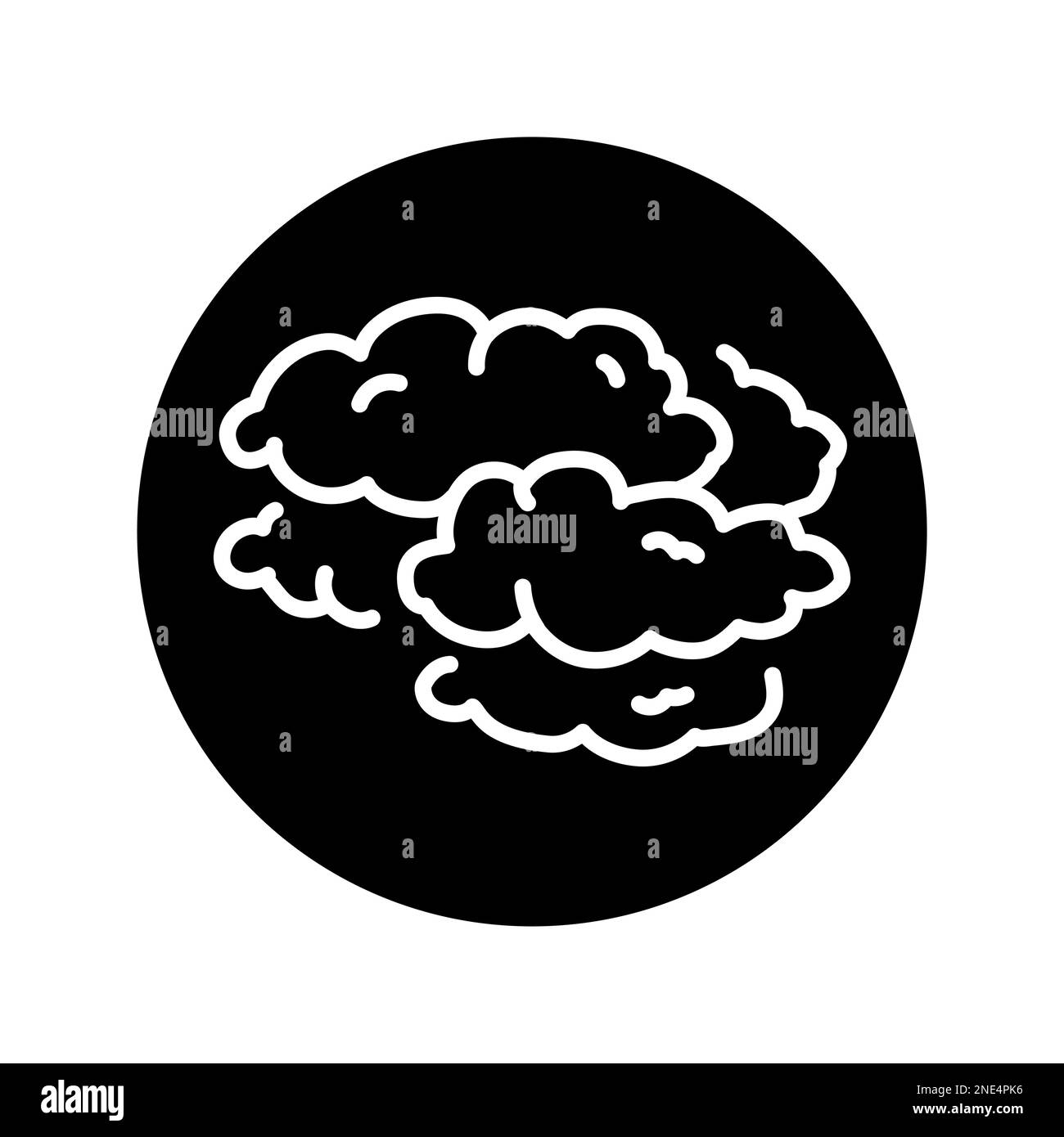 Cloud black line icon. Atmospheric phenomenon. Meteorology outline ...