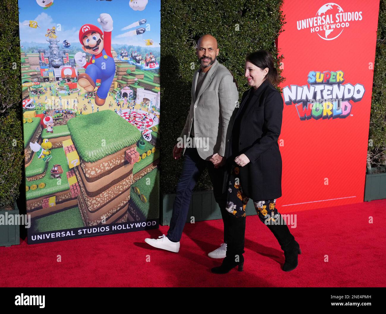 Los Angeles, USA. 15th Feb, 2023. (L-R) Keegan-Michael Key and Elle Key ...