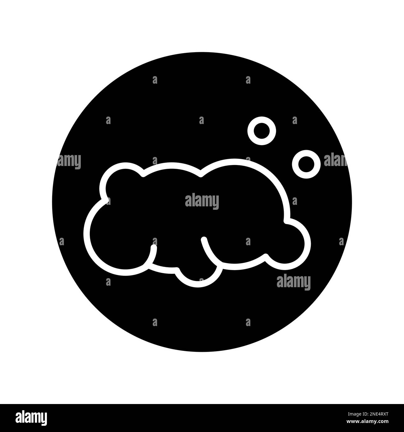 Cloud black line icon. Atmospheric phenomenon. Meteorology outline ...