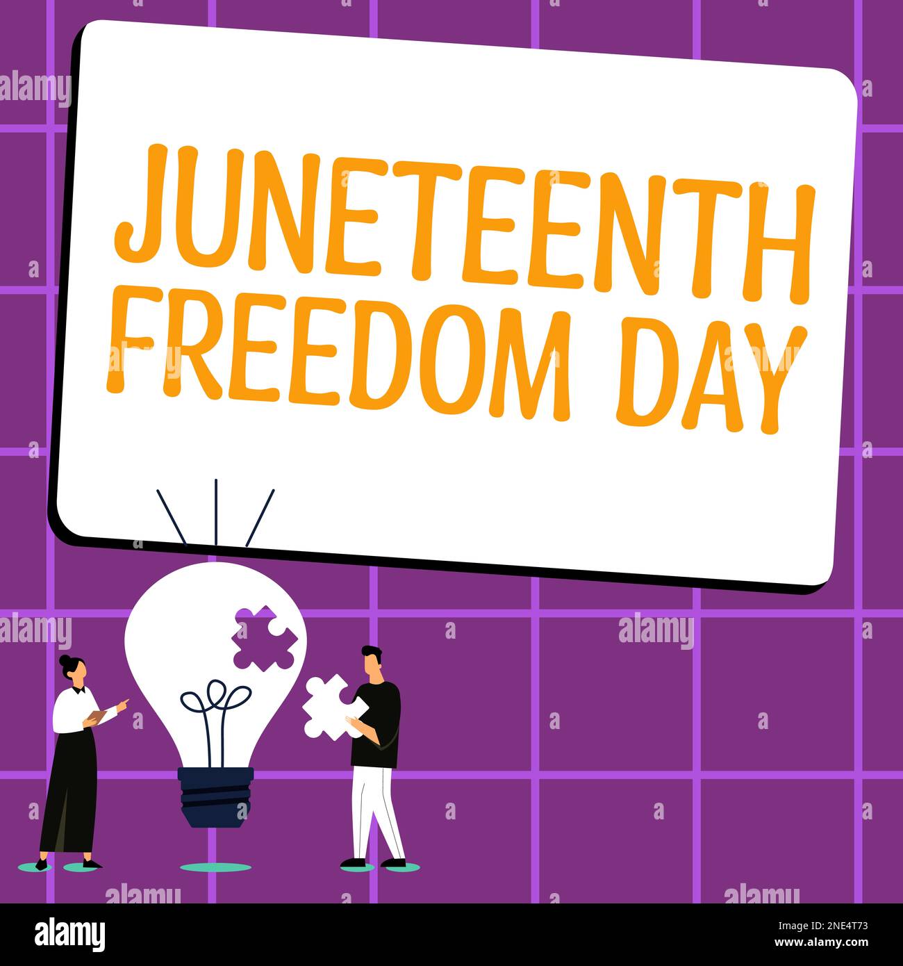 Writing displaying text Juneteenth Freedom Day. Conceptual photo legal holiday in the United ...
