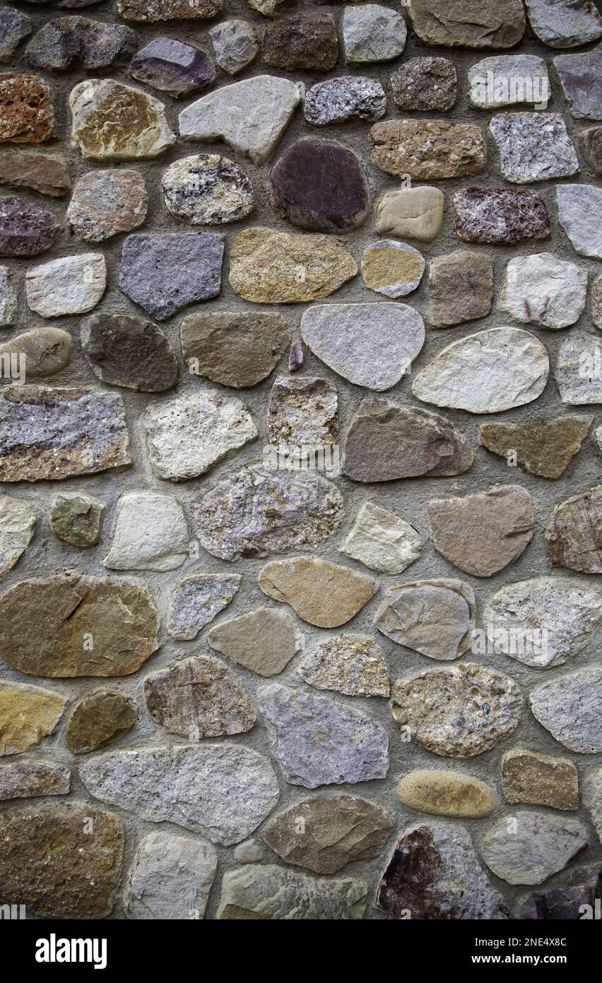 Detail of old wall built with large stones, architecture Stock Photo ...