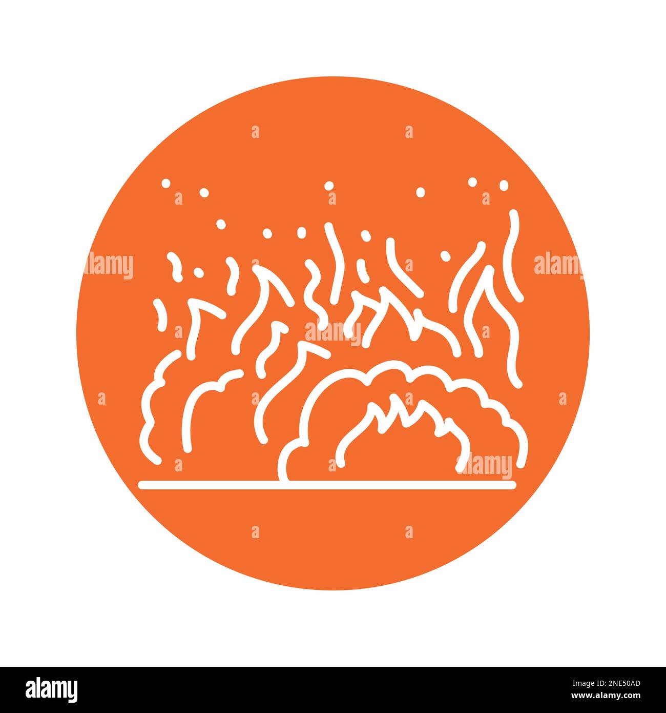 Hell black line icon. Pictogram for web page, mobile app, promo Stock ...