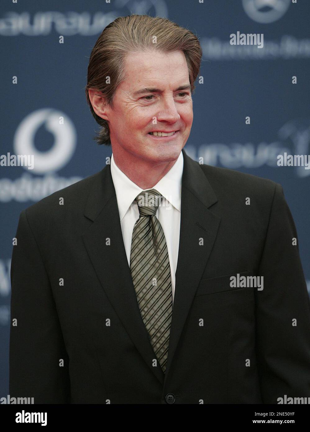 American actor Kyle MacLachlan arrives for the Laureus Awards in Abu ...