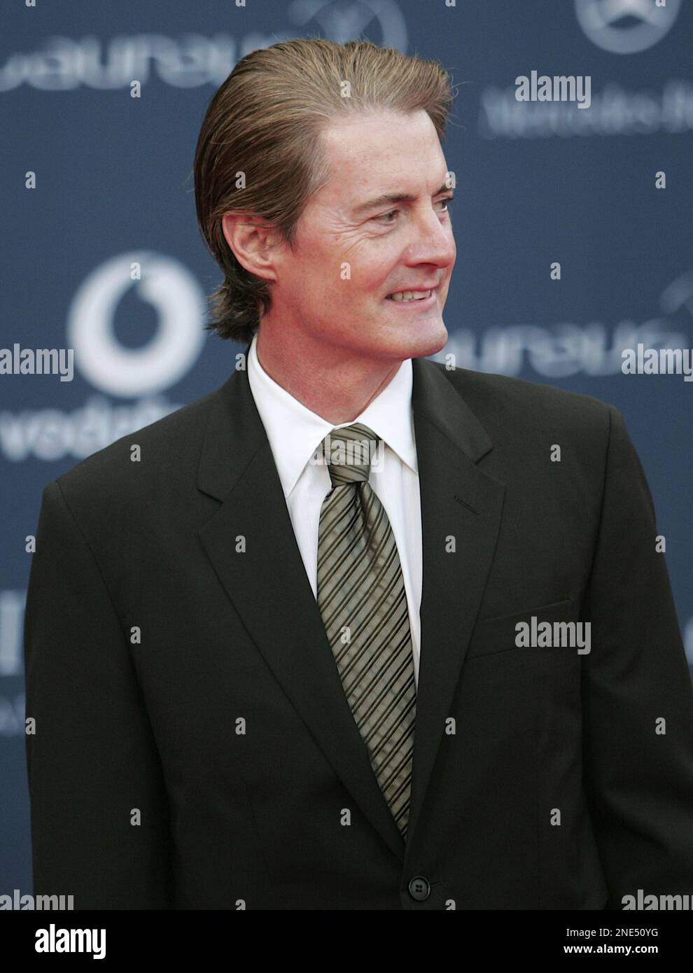 American actor Kyle MacLachlan arrives for the Laureus Awards in Abu ...