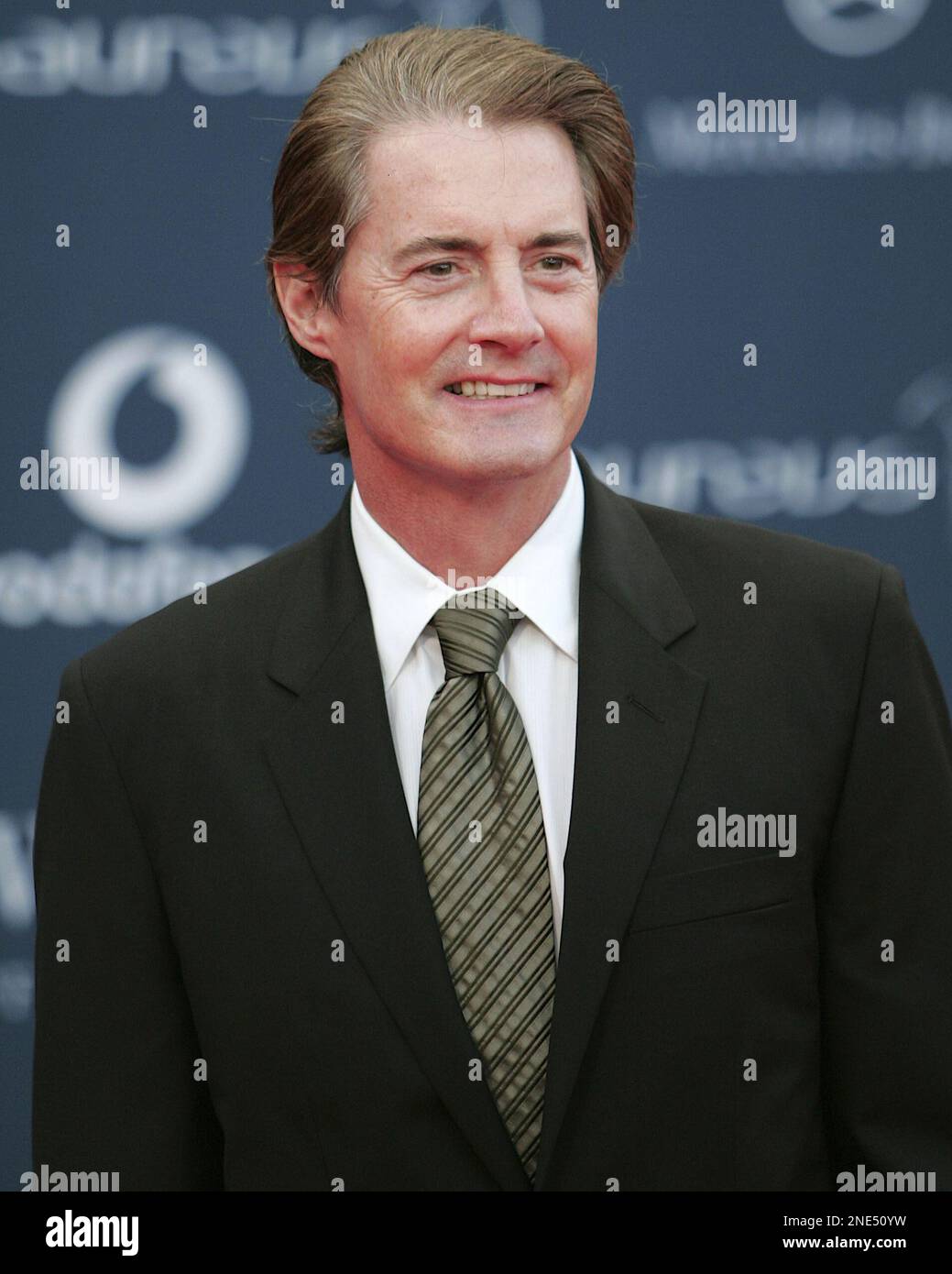 American actor Kyle MacLachlan arrives for the Laureus Awards in Abu ...