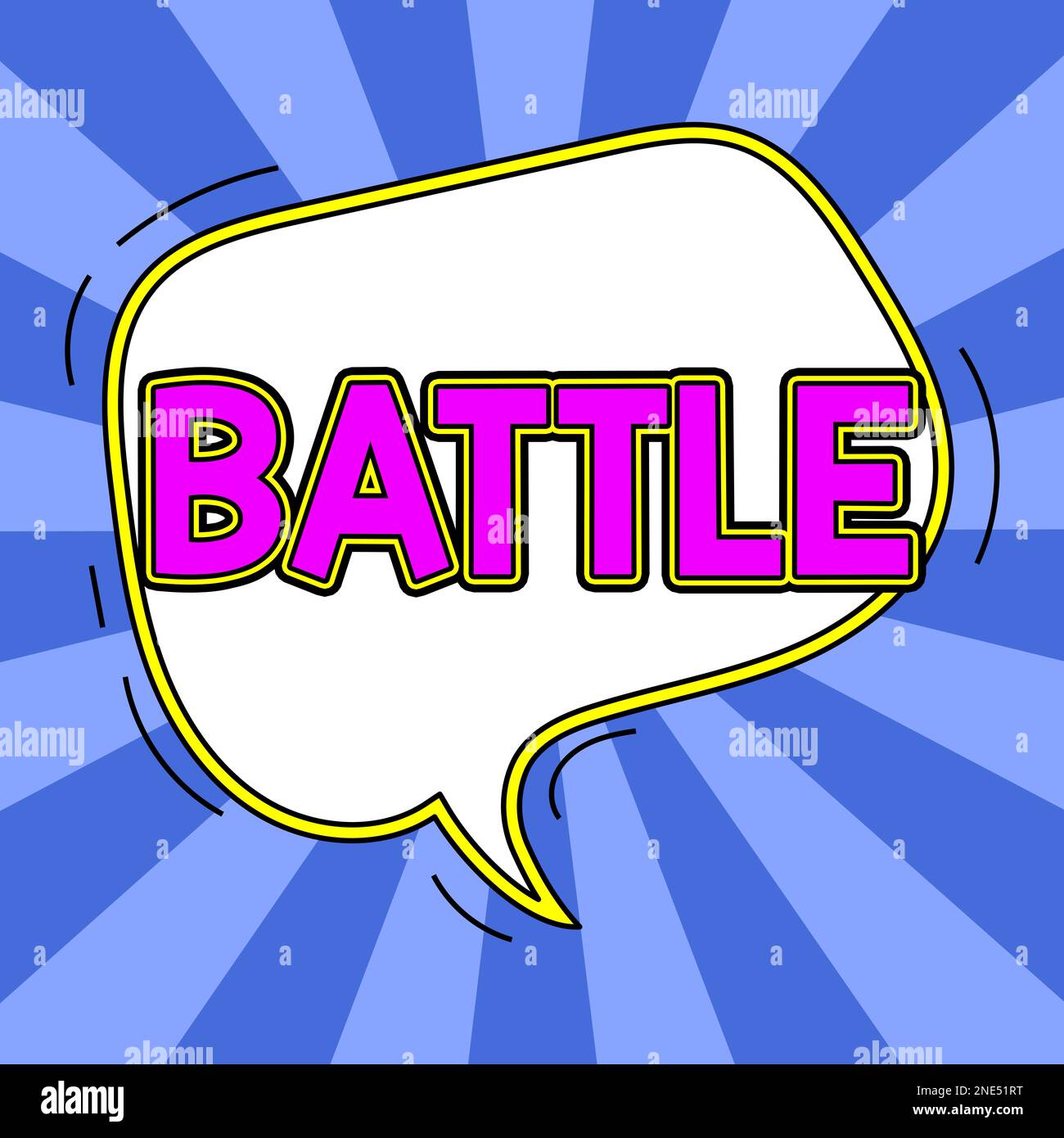 Conceptual display Battle. Word Written on violent fight between groups ...