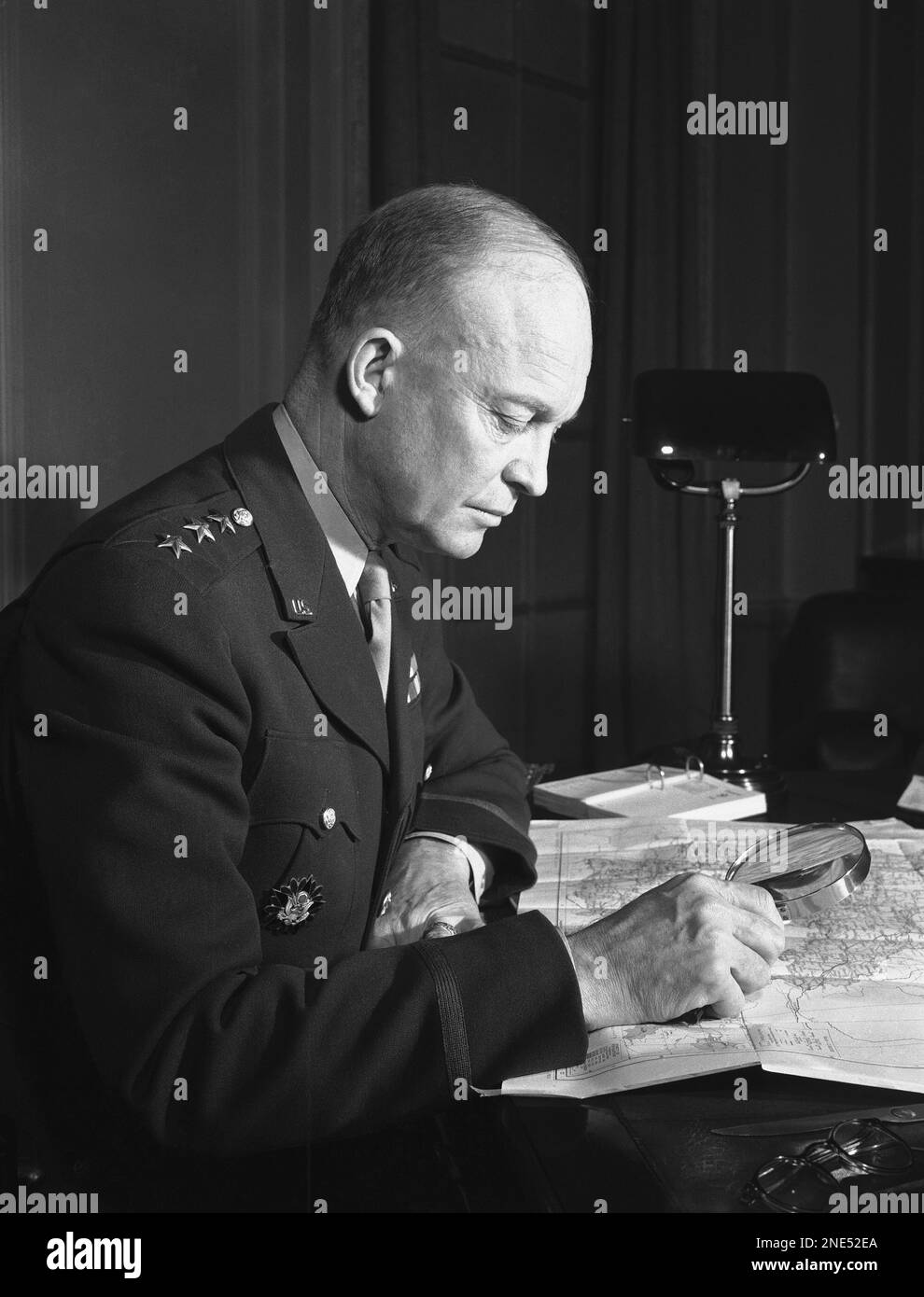 Lieutenant General Dwight Eisenhower, commanding General of U.S. forces ...