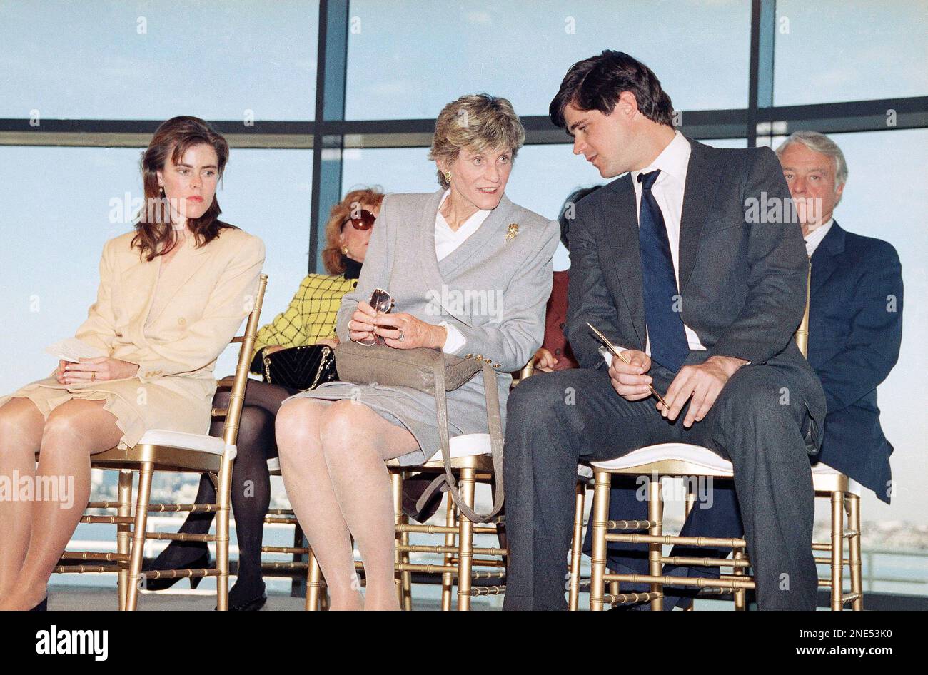 William Kennedy Smith, 30, speaks to his mother, Jean Kennedy Smith ...