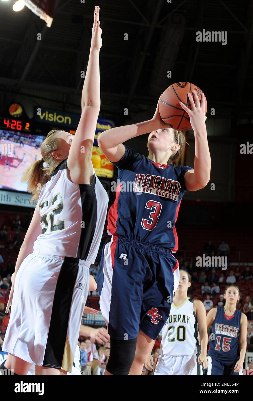 Rockcastle County's Jackie Alexander shoots with Murray's Sian House on ...