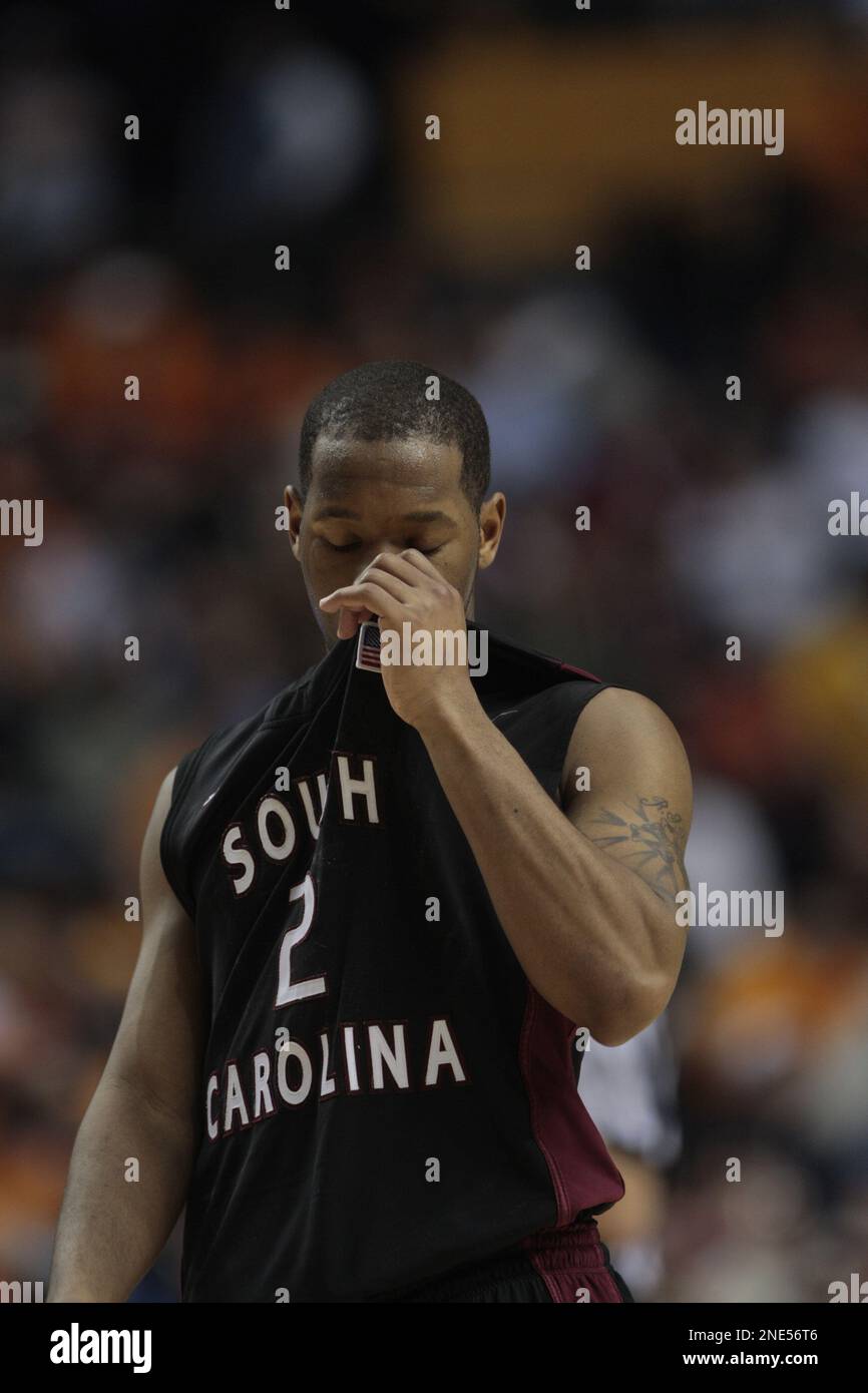 South Carolina guard Devan Downey (2) plays against Alabama in the ...