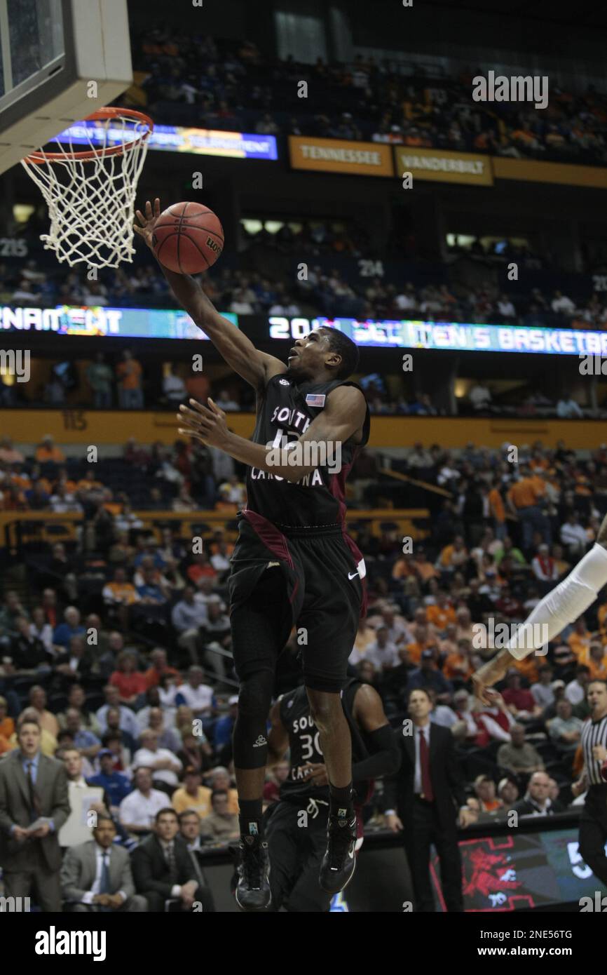 South Carolina guard Ramon Galloway (12) plays against Alabama in the ...