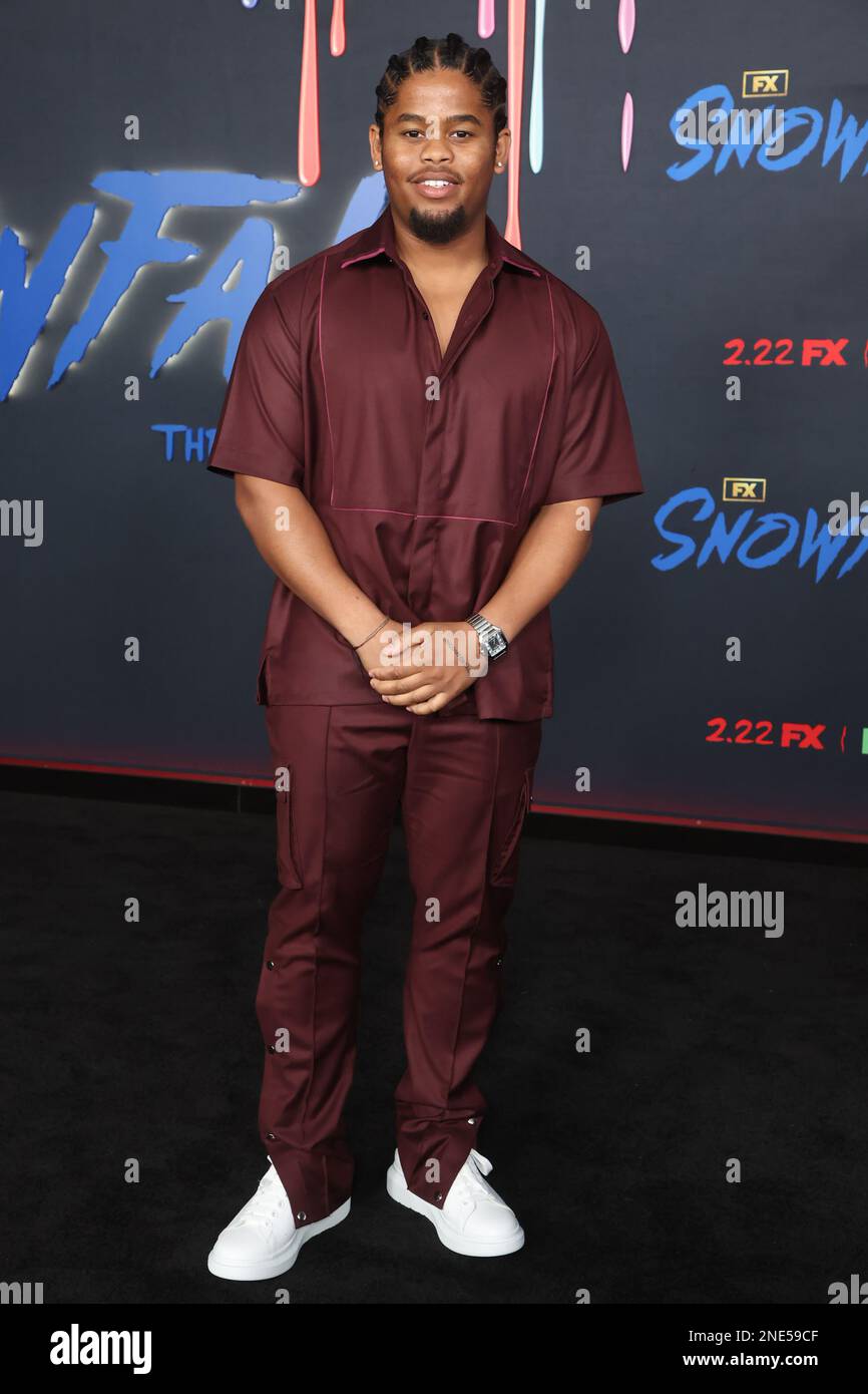 15 February 2023 -Los Angeles, California - Isaiah John. Red Carpet ...