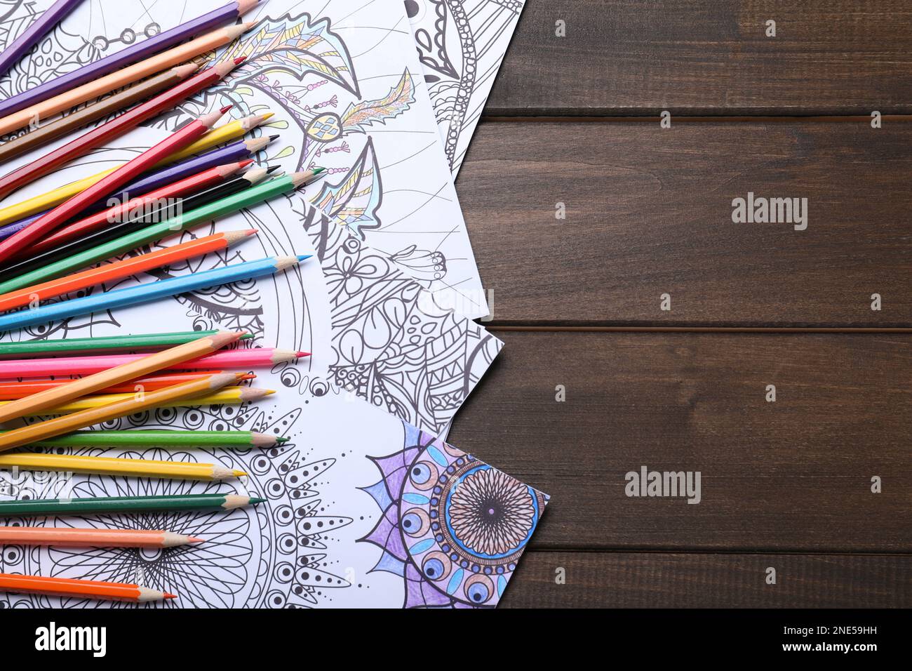 Adult space coloring pages hi-res stock photography and images - Alamy