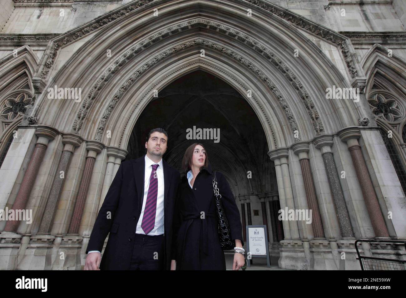 Emir Ganic, left, and his sister Emina, right, children of the former ...