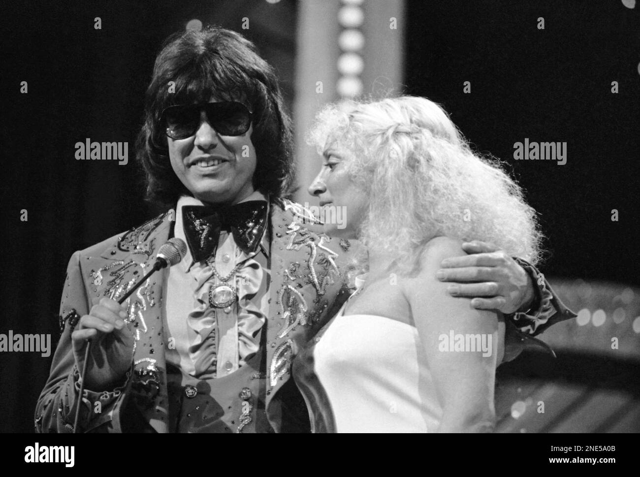 Country-western star Ronnie Milsap is shown with his wife Joyce at the ...