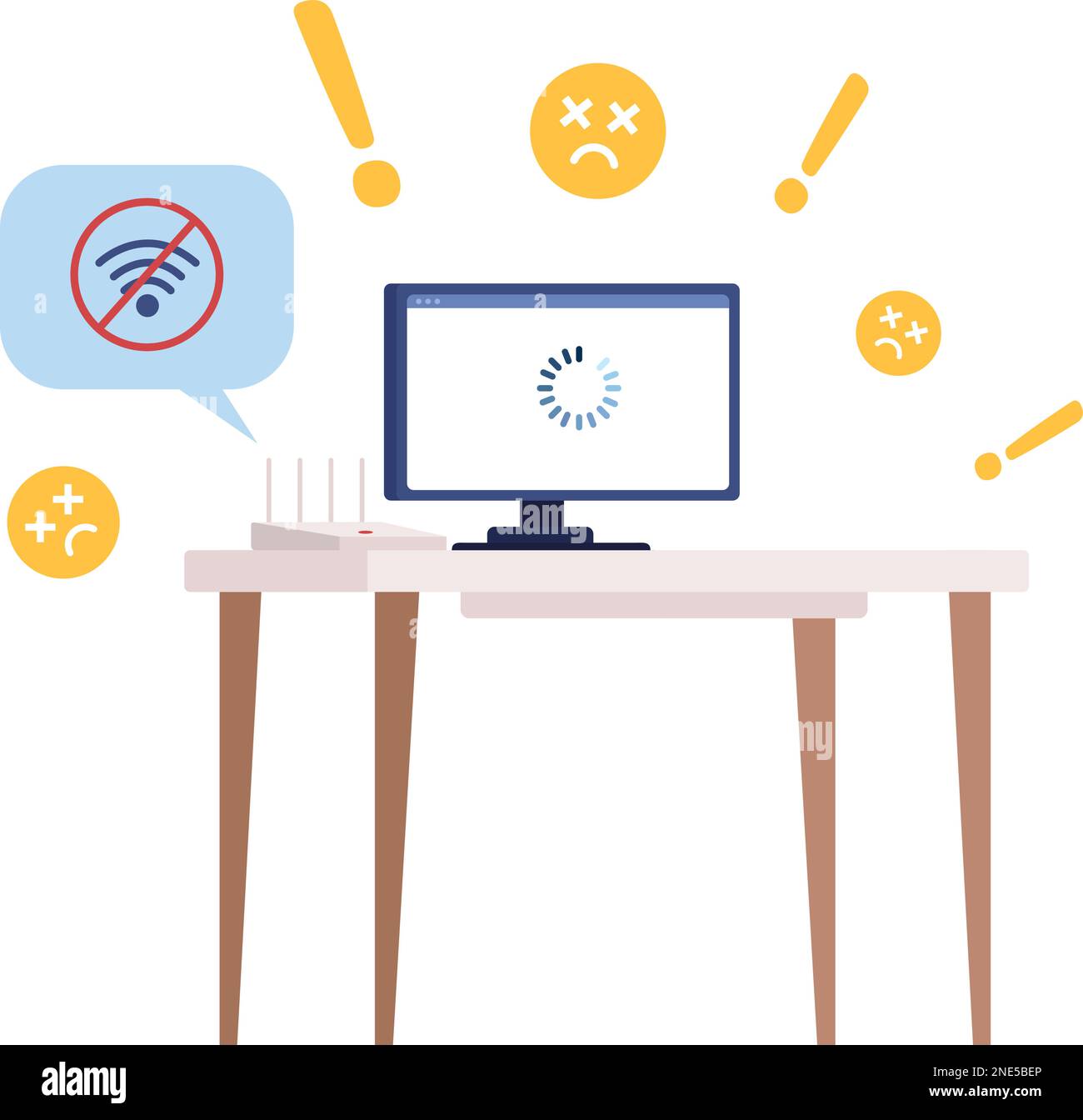 Broken screen image download Stock Vector Images - Alamy