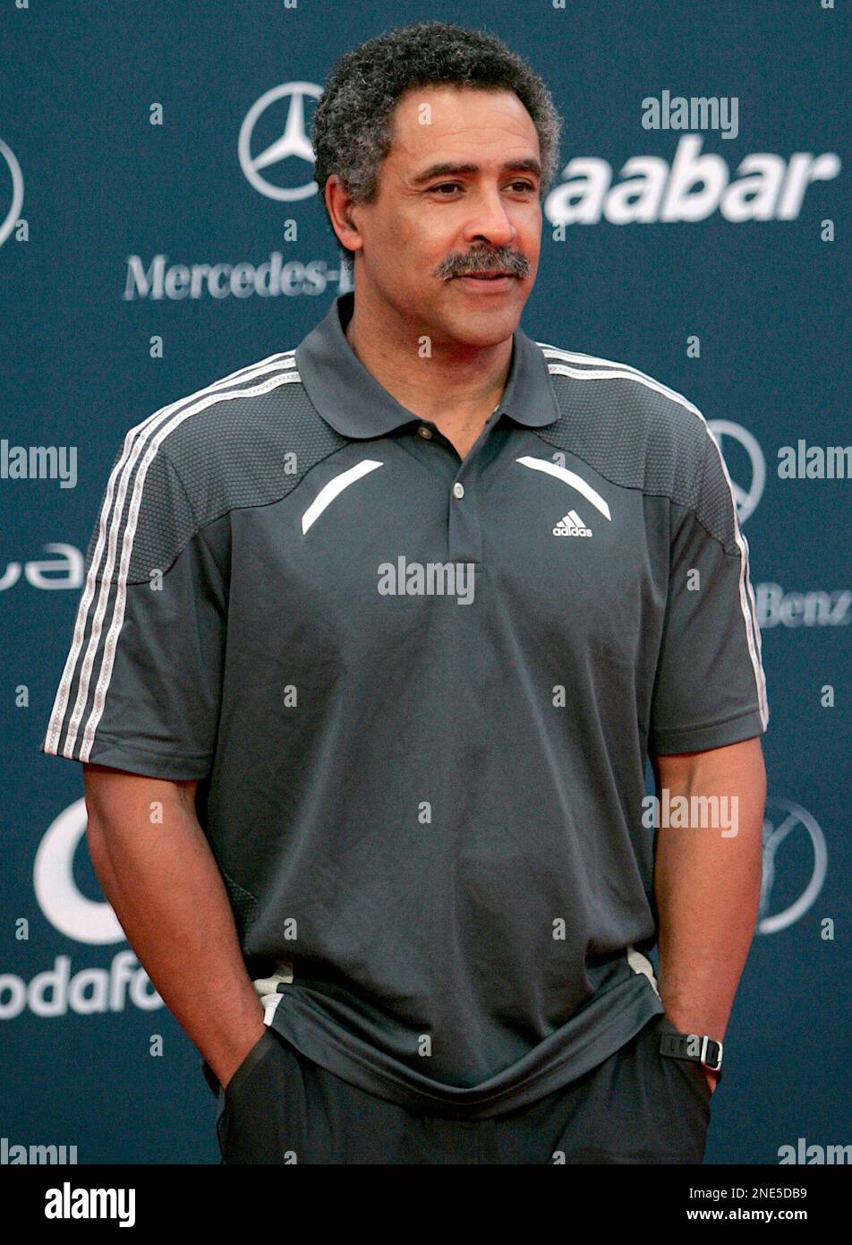 Former British decathlete, Daley Thompson arrives for the Laureus ...