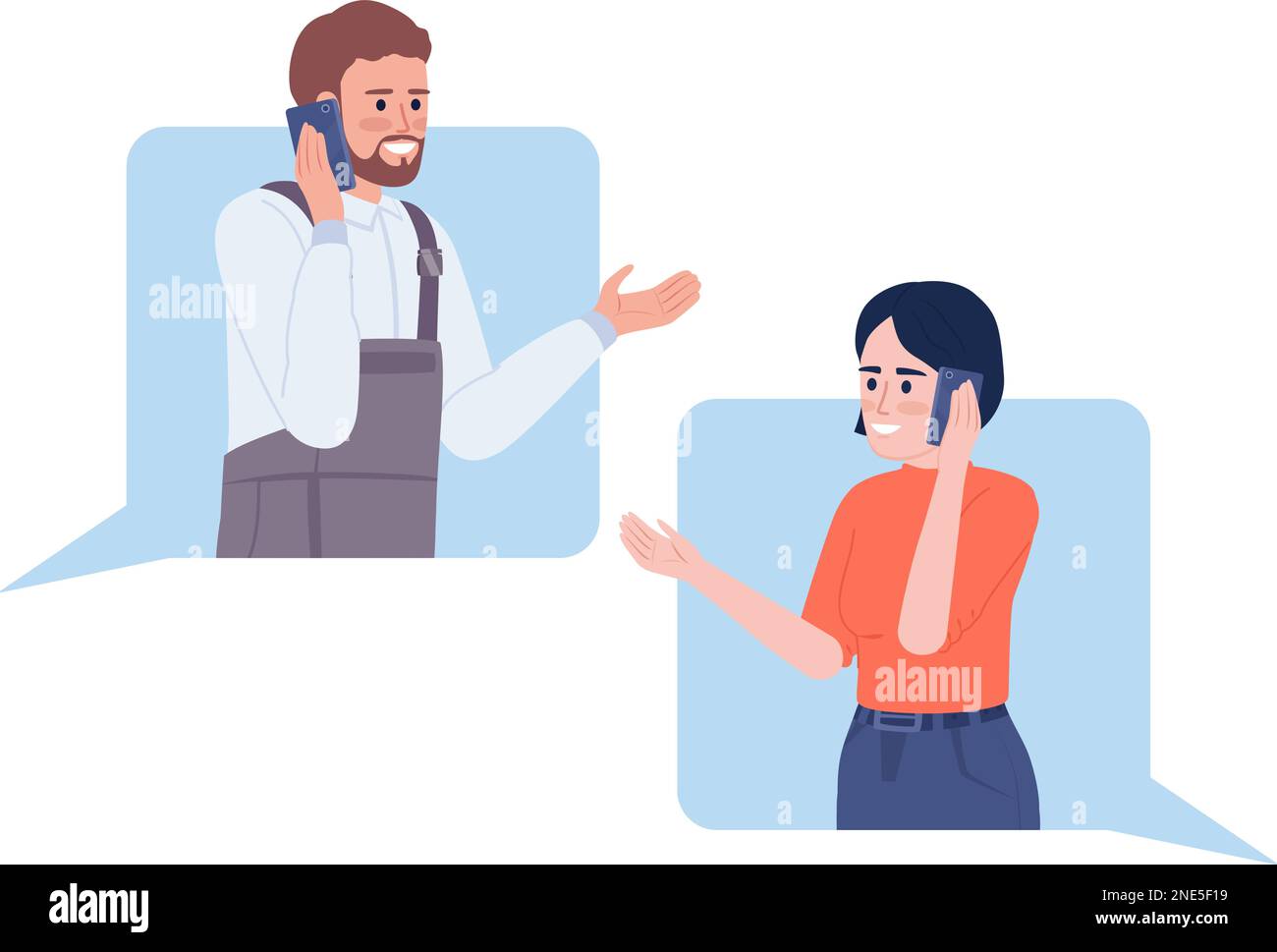 Speech 2d flat animation hi-res stock photography and images - Alamy