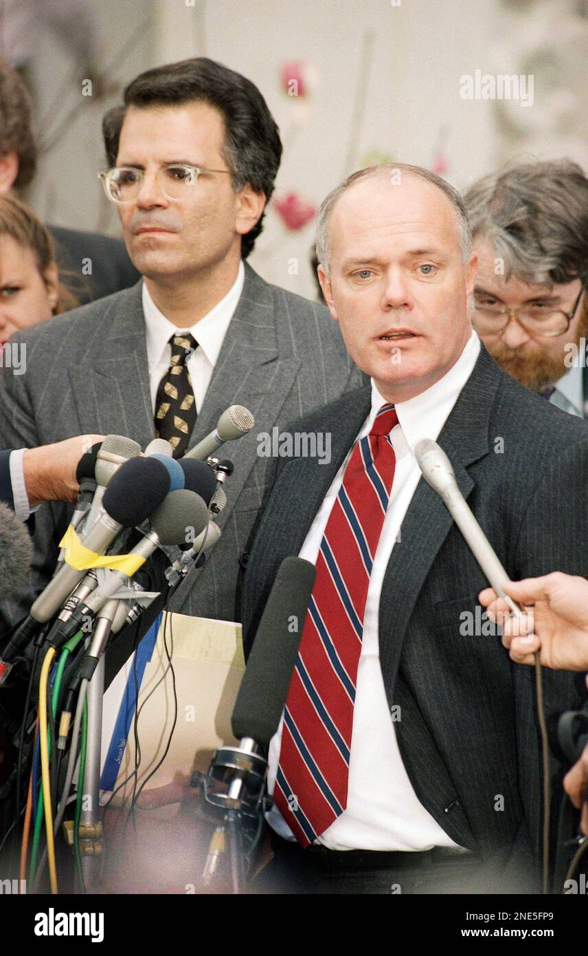 Stacey Koon, right, one of four Los Angeles police officers accused of ...