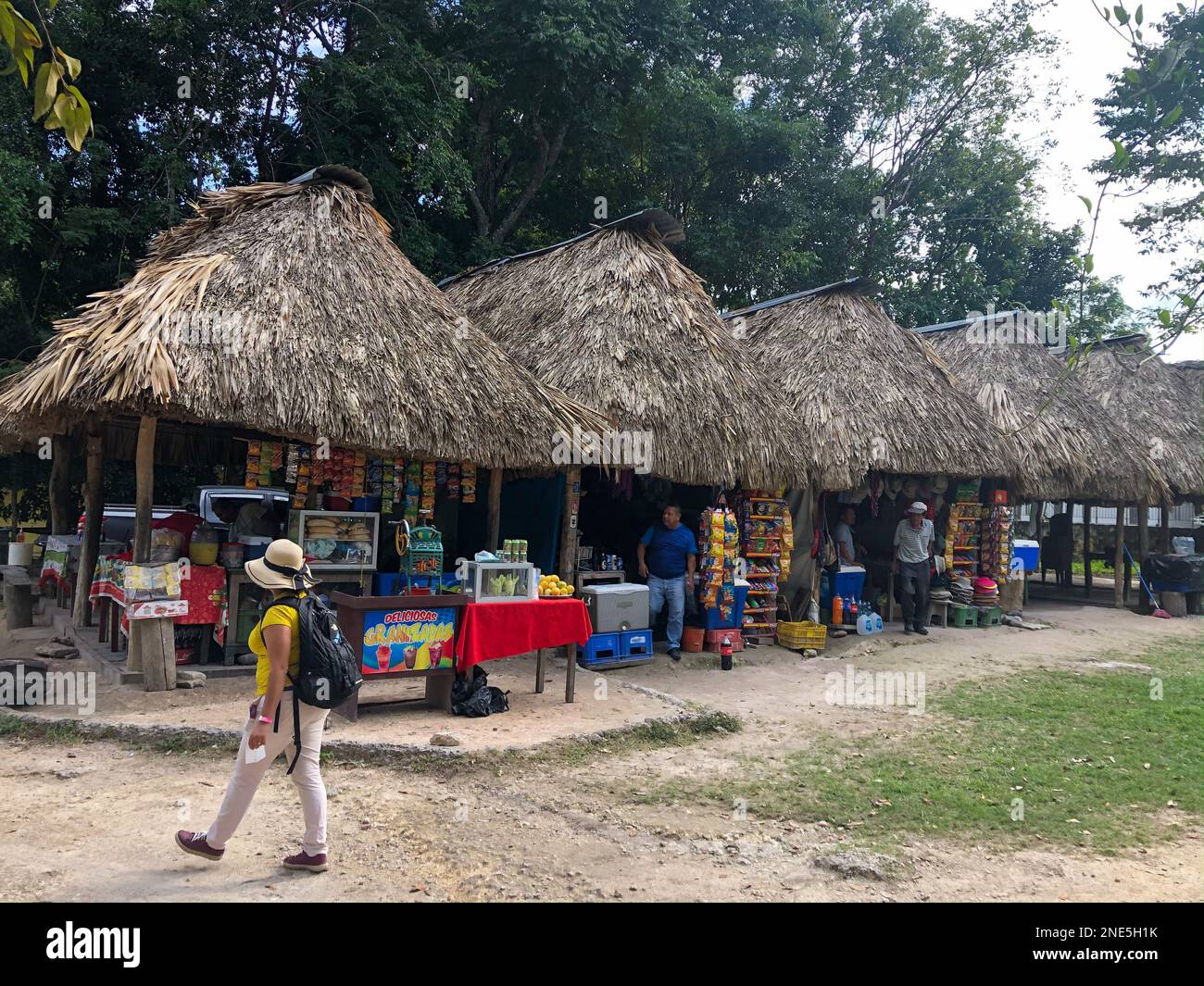 Tikal pyramid inside hi-res stock photography and images - Alamy