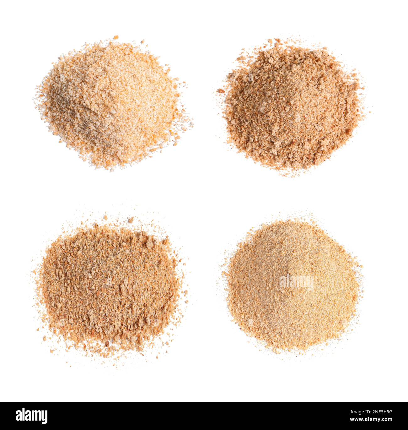 Top view crumbs bread Cut Out Stock Images & Pictures - Alamy