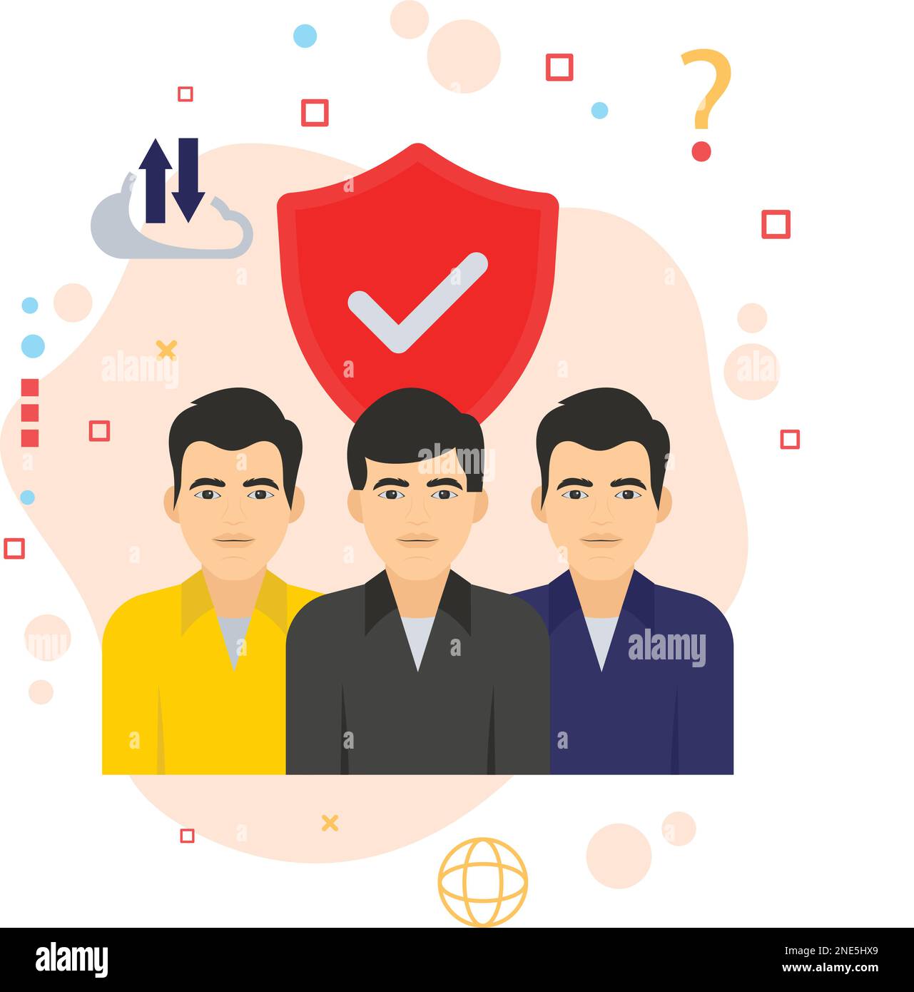 Employee life insurance Concept, hrm symbol, hr sign, Employer benefits ...