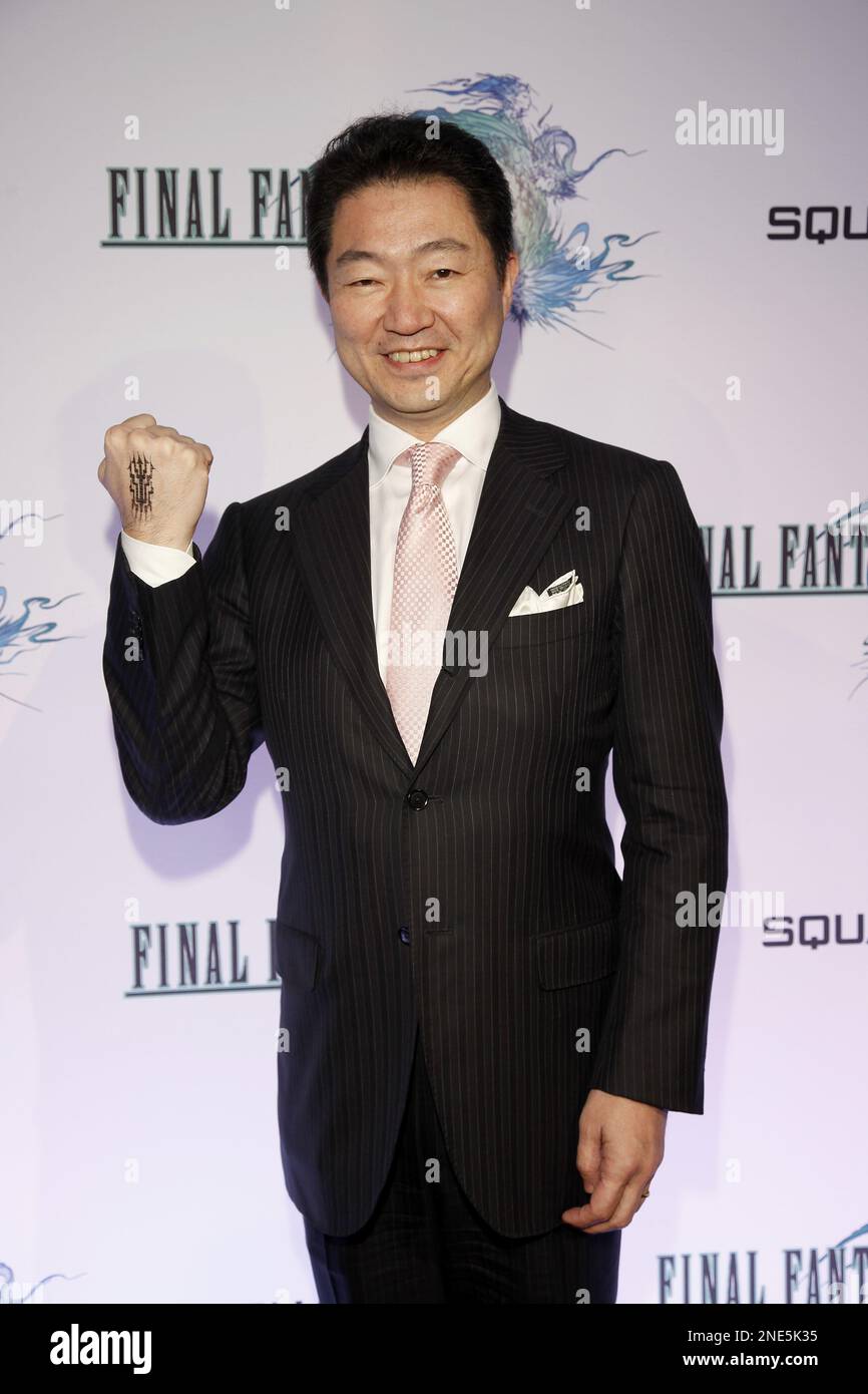 Yoichi Wada, President and CEO of Square Enix Group, arrives at the ...