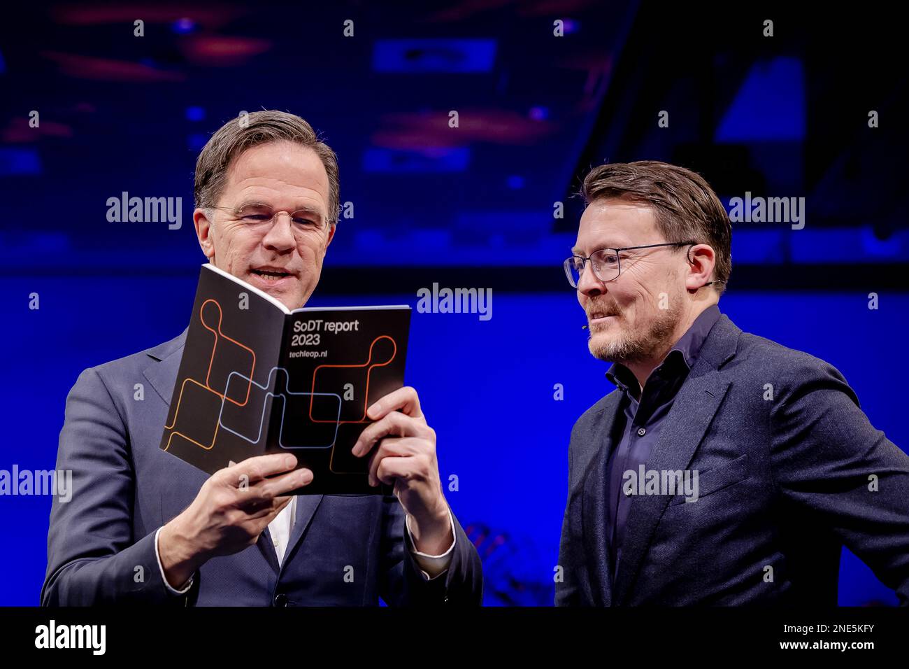 THE HAGUE - Prime Minister Mark Rutte and Prince Constantijn during the ...