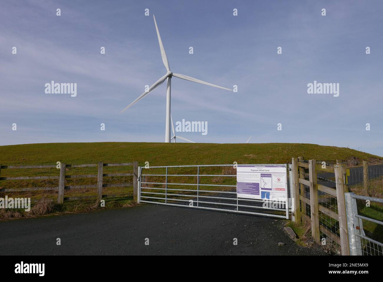 Tirgwynt Wind Farm. Wales. Uk. 2023 Stock Photo - Alamy