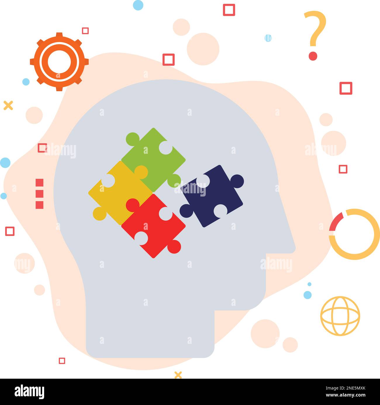 Problem Solving Mindset vector color Icon Design, Genius Mindset ... Problem Solving Mindset vector color Icon Design, Genius Mindset ...