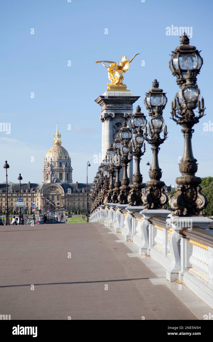 France, Paris, the Ponte Alexander III bridge Stock Photo - Alamy
