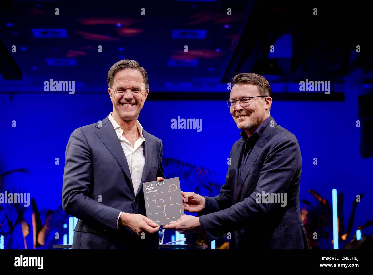 THE HAGUE - Prime Minister Mark Rutte and Prince Constantijn during the ...