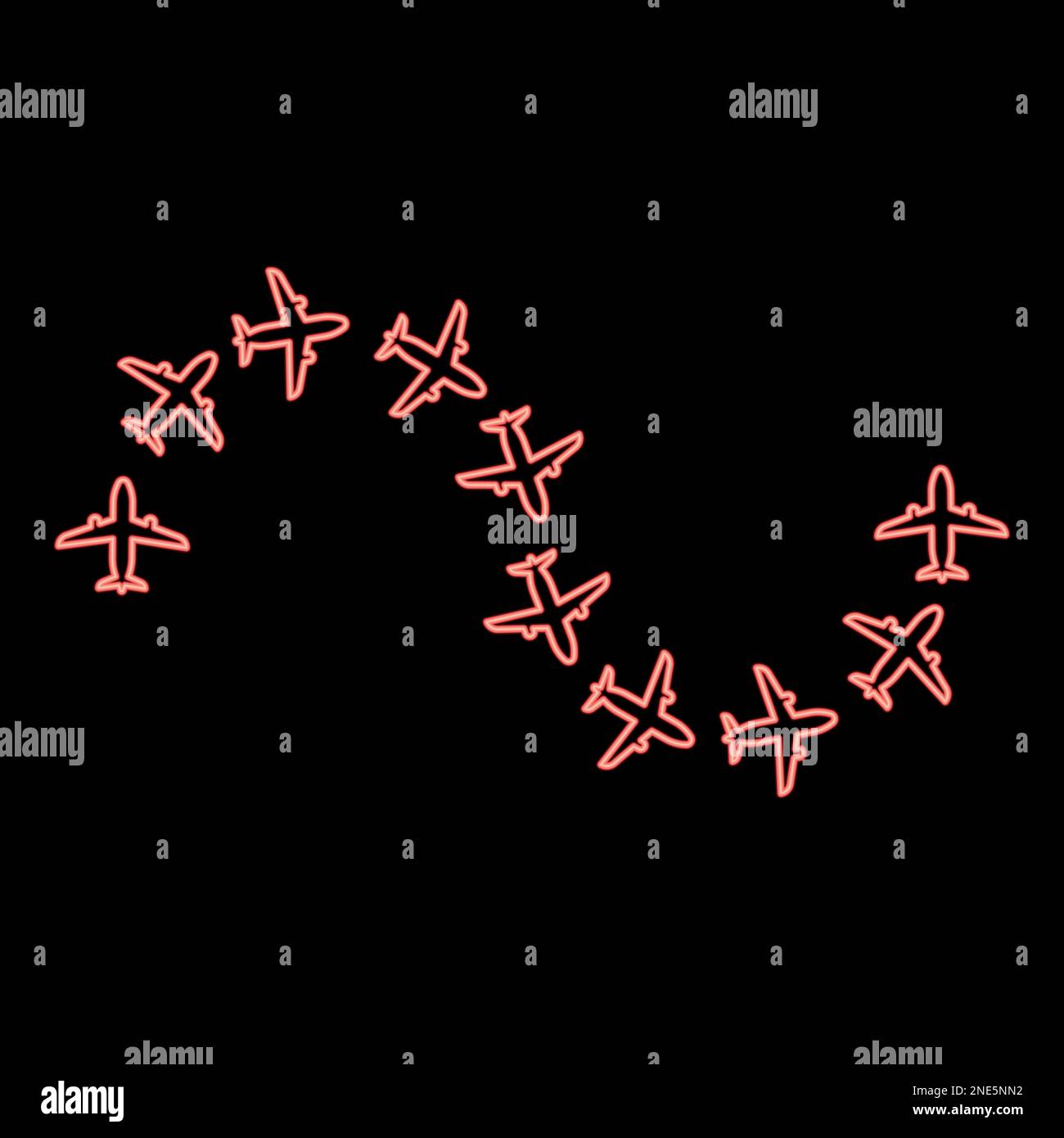 Air light trace Stock Vector Images - Alamy