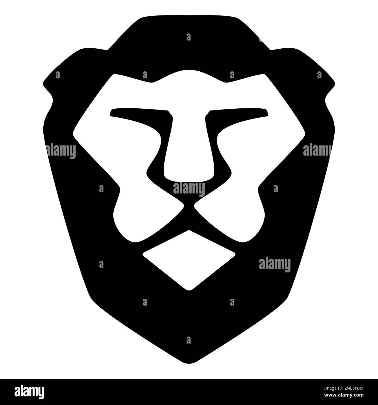 Brave browser logo Black and White Stock Photos & Images - Alamy