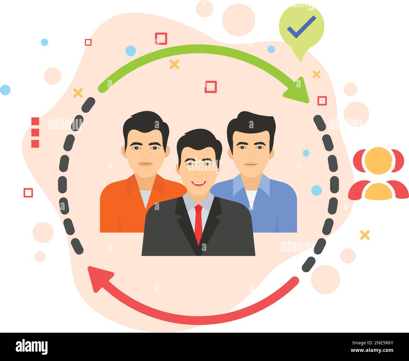Determining HR Inventory Vector color Icon design, Initial Screening of ...
