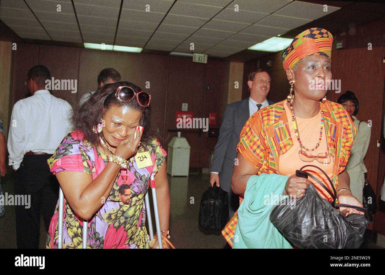 Mollie Bell, left, and Dorothy Freeman, two women who were in the ...
